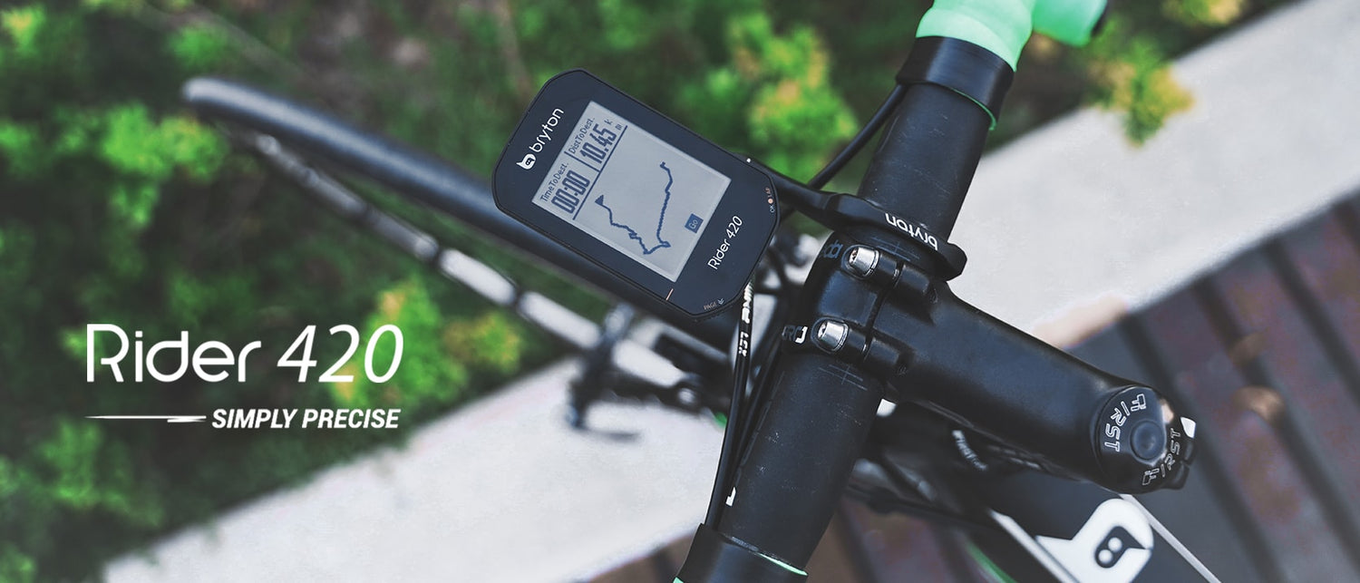 The all new powerful and easy-to-use Rider 420 – Bryton Global Official